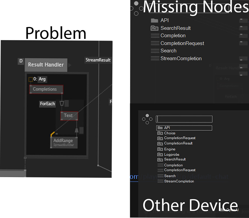 Missing Nodes from vl.OpenAI - question - Forum