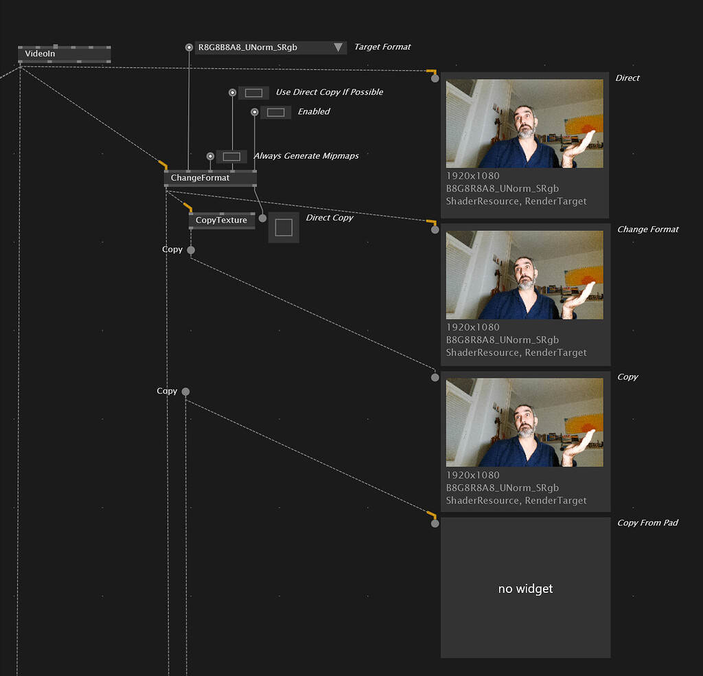 Extrange behavior with VideoIn and CopyTexture - bug - Forum