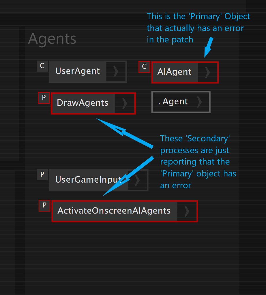 Improved Error Feedback for 'secondary' errors in editor - feature - Forum